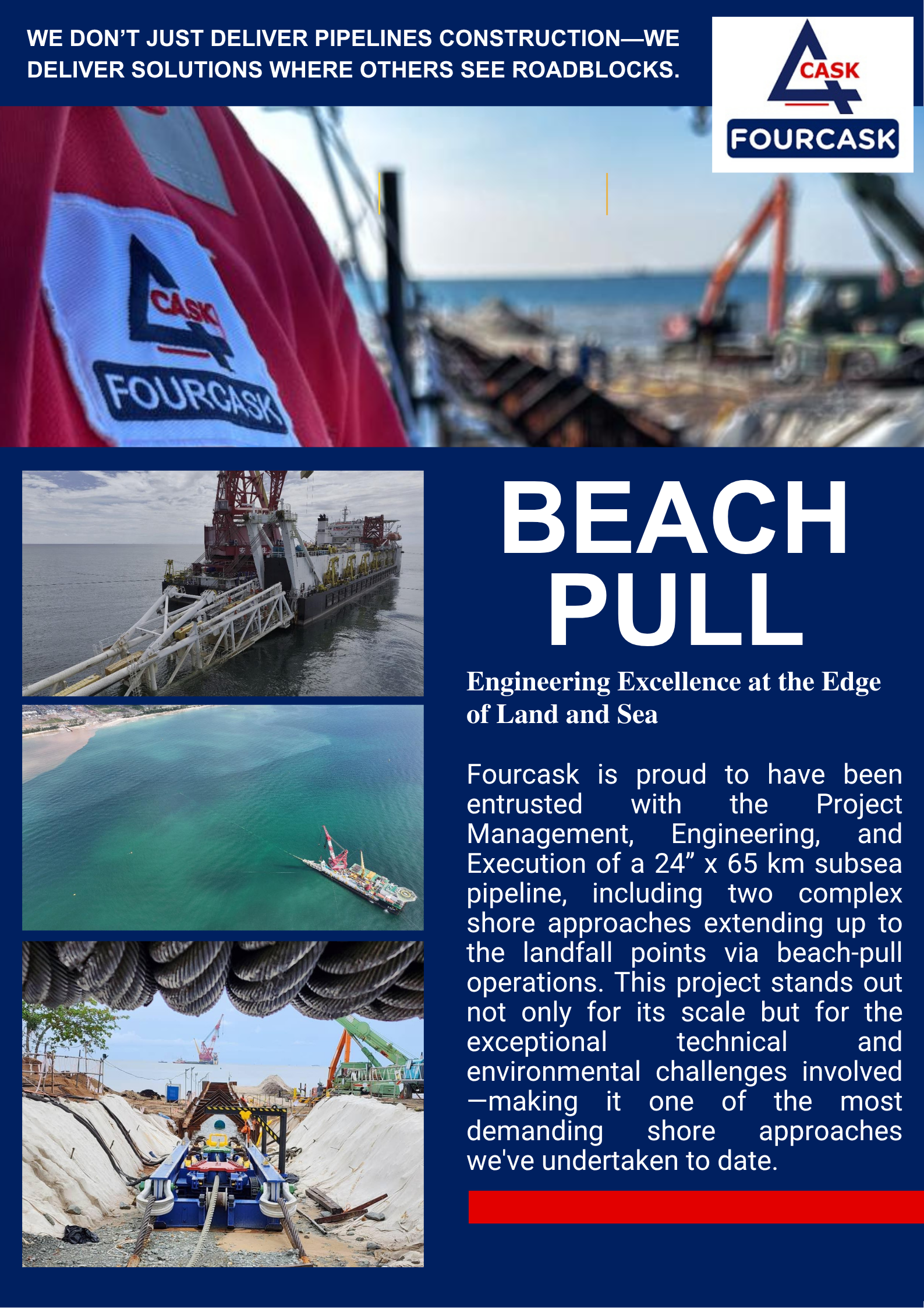 Beachpull - Shore Approach Works - Fourcask - Offshore Consulting and ...